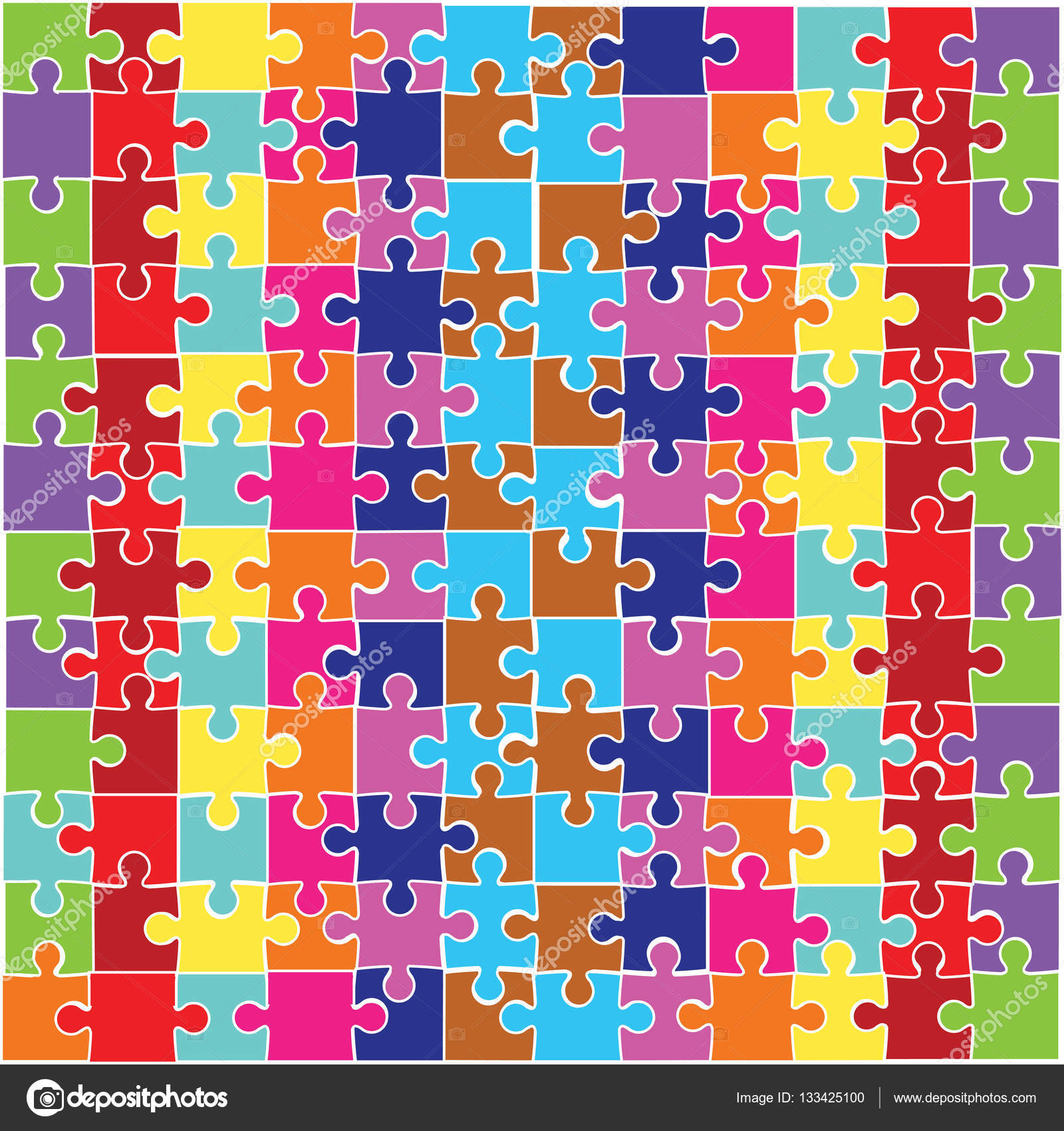 Vector Set of Pazzle . — Stock Vector © graffsolution #133425100