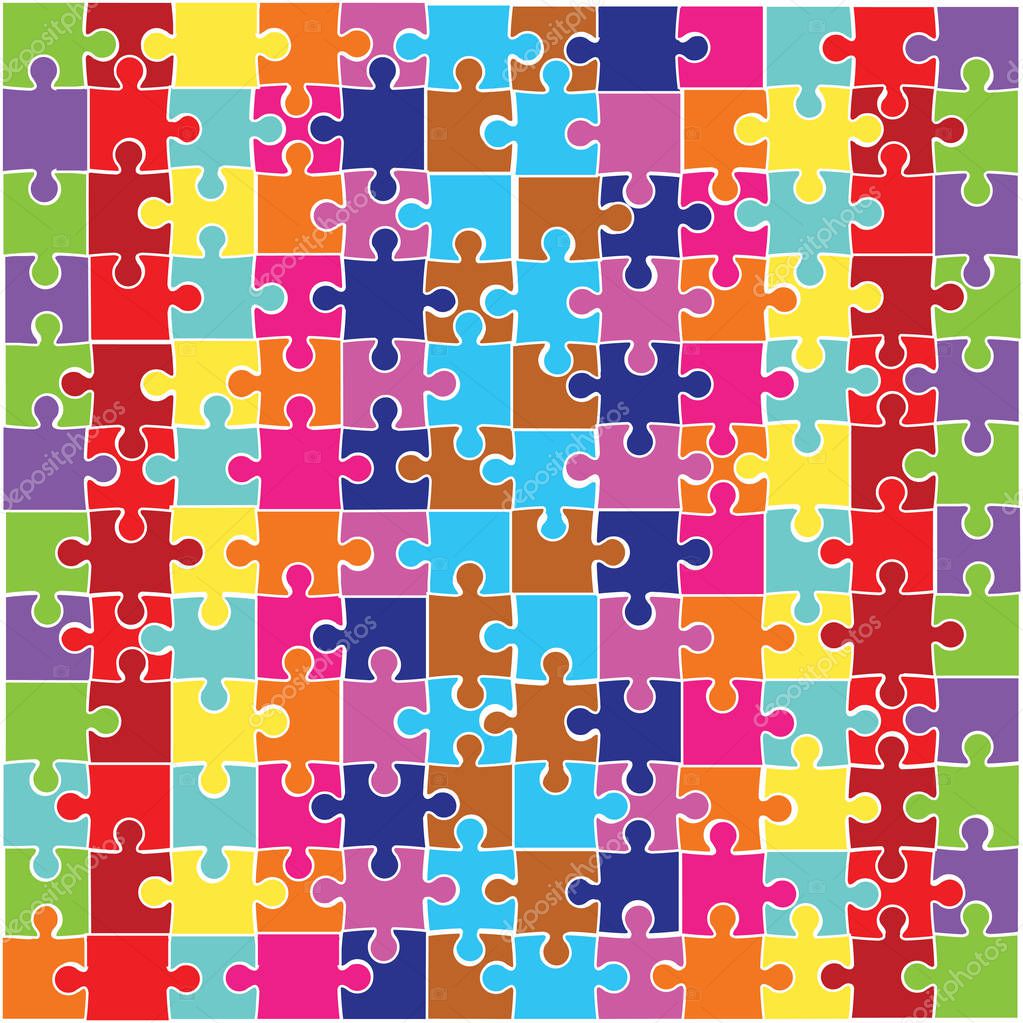 Vector Set of Pazzle . — Stock Vector © graffsolution #133425100