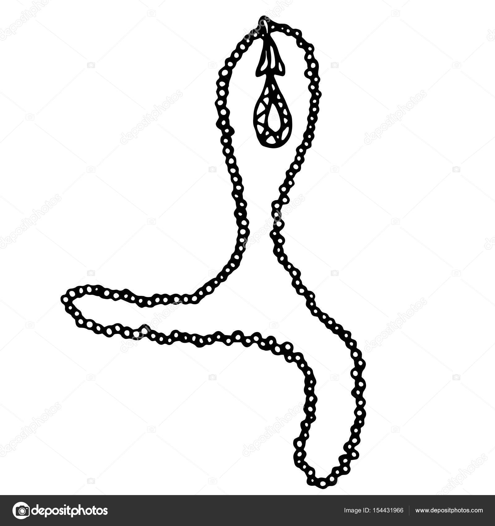 Chain Necklace Drawing