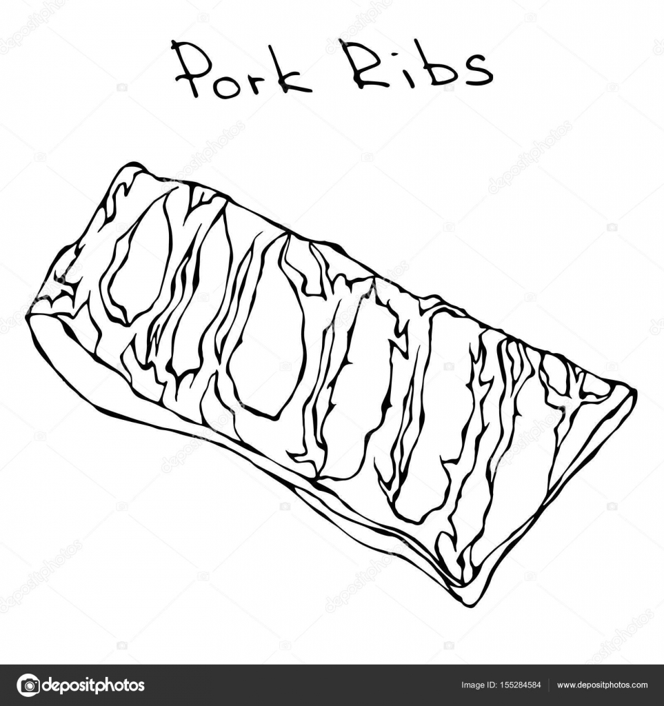 Pork Ribs Clipart