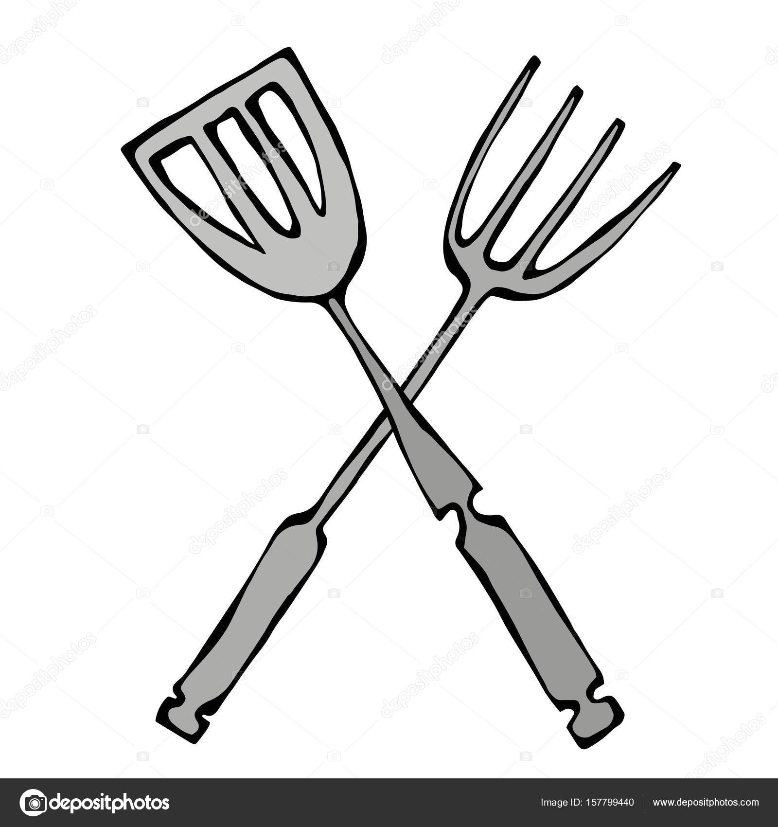 Grill Fork Vector