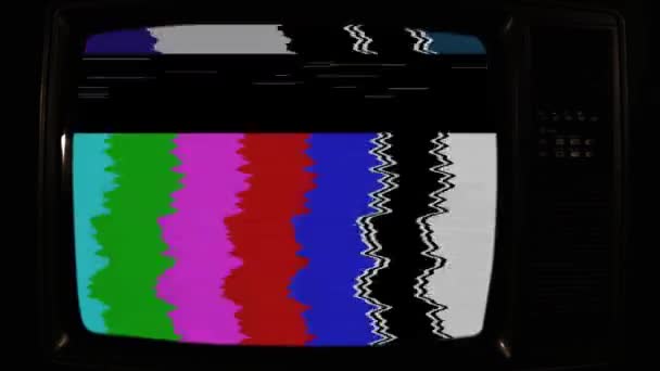 Old Retro Television Color Bars — Stock Video © messiland #370507724