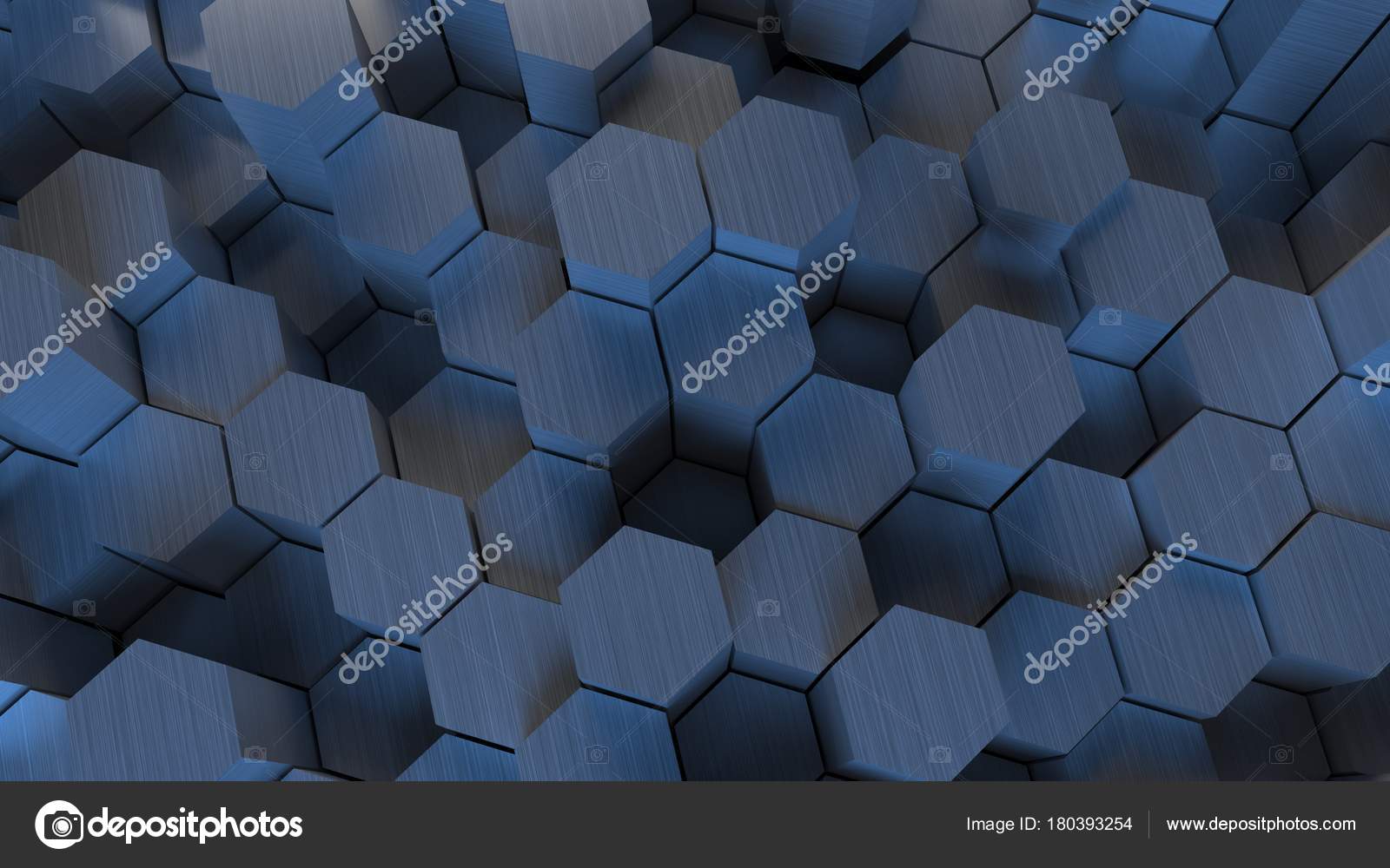 Hexagon Background Rendered High Resolution Wallpaper Stock Photo by ...