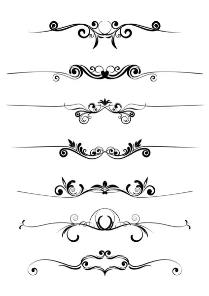Set of small decorative elements — Stock Vector © galinashpak #6666818