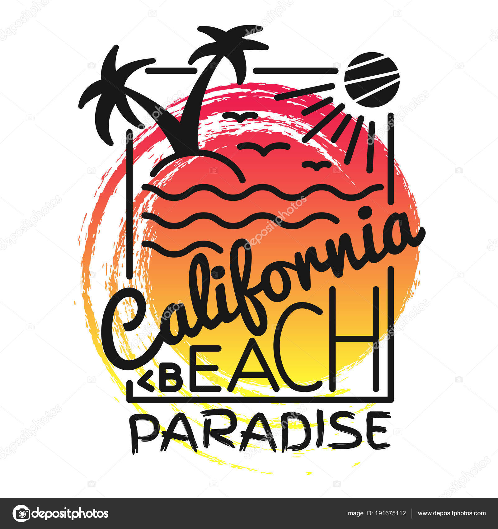 California Beach Logo