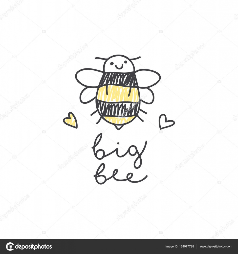 Big bee logo Stock Vector Image by ©redcollegiya #164977728