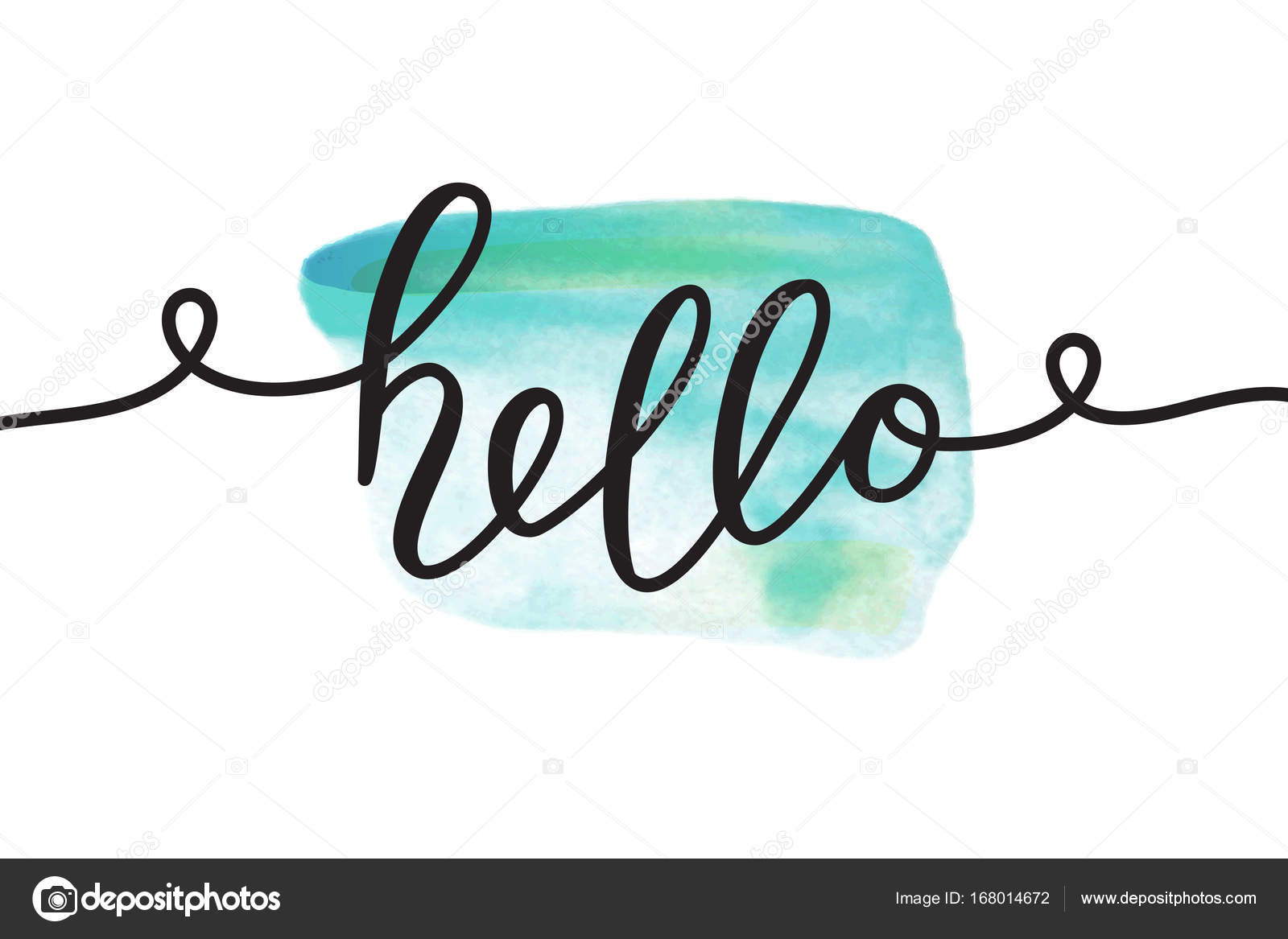 Hola vector letras Vector de stock por ©redcollegiya 168014672