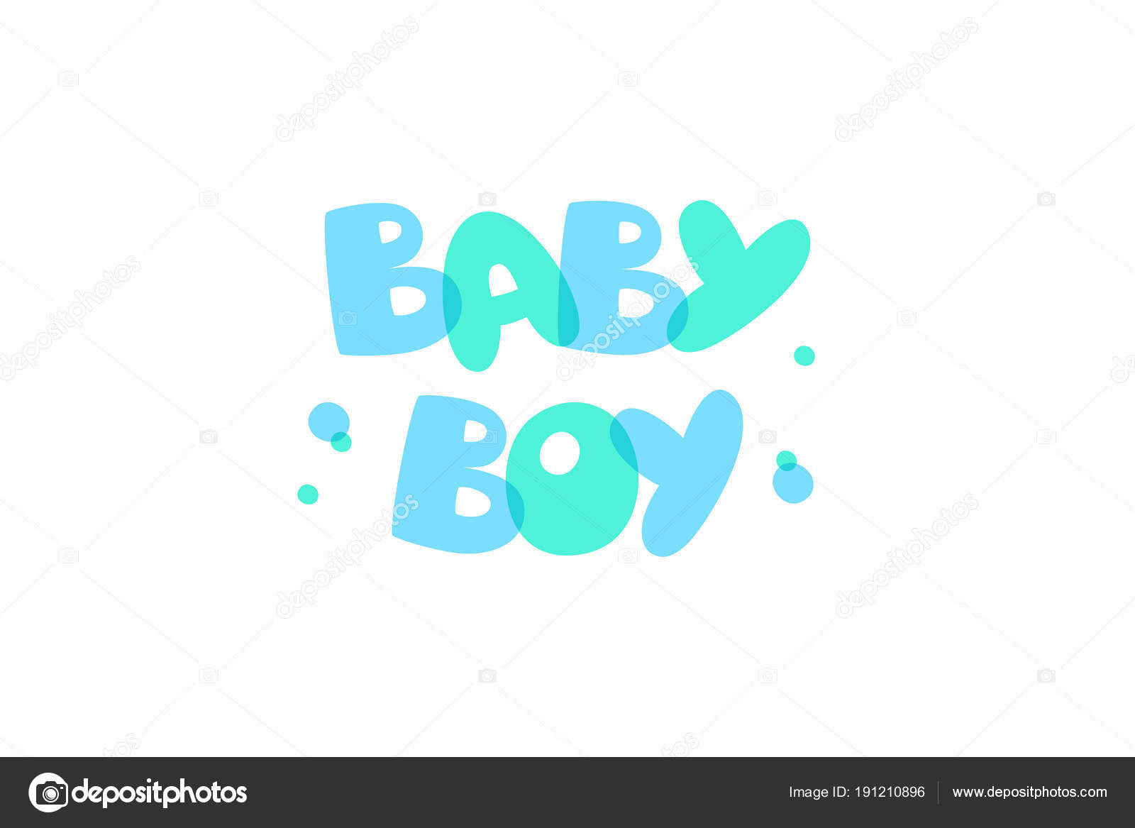 Baby boy lettering Stock Vector by ©redcollegiya 191210896
