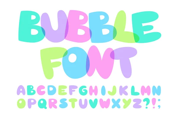 Cute Bubble Letter Fonts