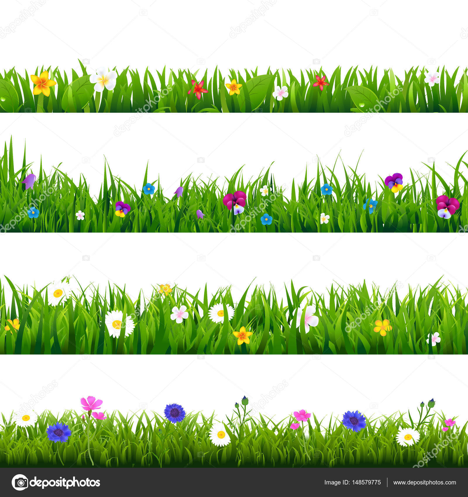 Grass Border Clipart