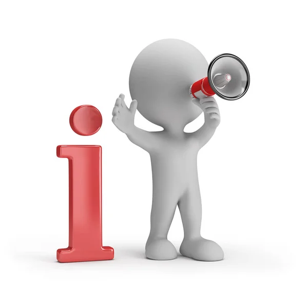 3D person gives information Stock Photo by ©AlexanderMas 27568585