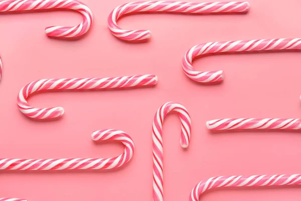 Pink Candy Cane Background
