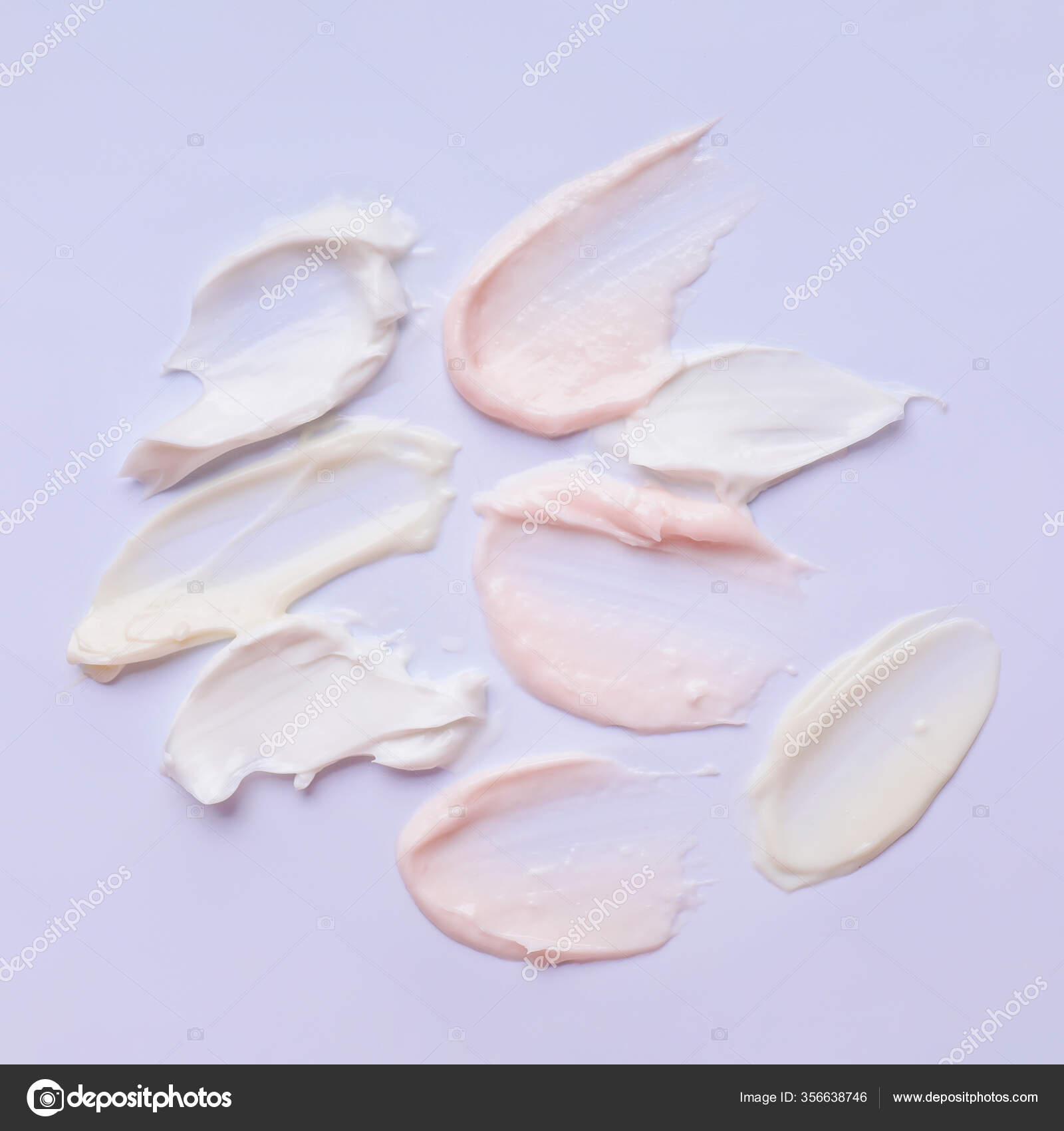 Samples Cosmetic Cream Color Background Stock Photo by ©serezniy 356638746
