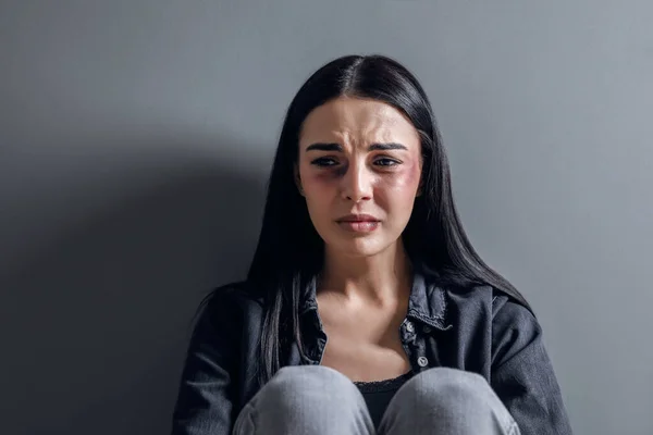 Female Hostage Dark Background Stock Photo by ©serezniy 469389304