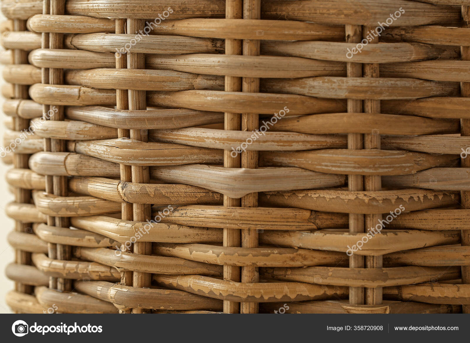Rattan Texture Background Closeup Stock Photo by ©serezniy 358720908