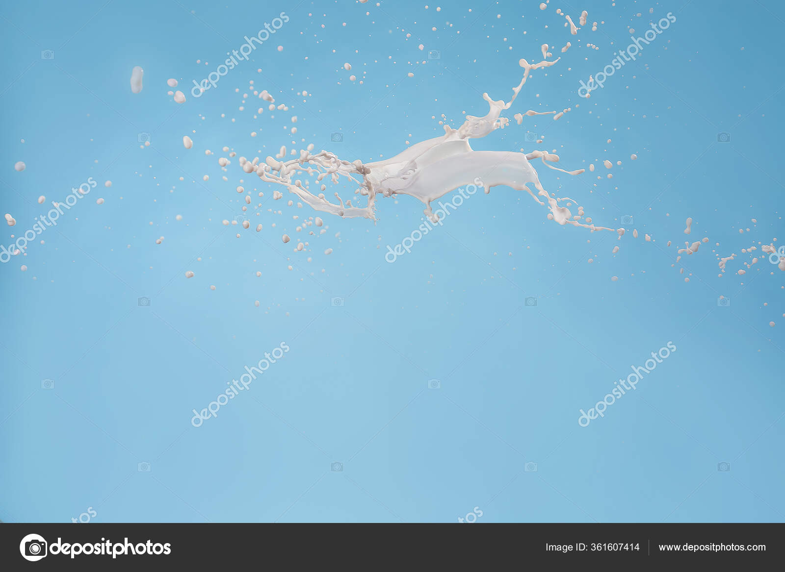 Splash Milk Color Background Stock Photo by ©serezniy 361607414