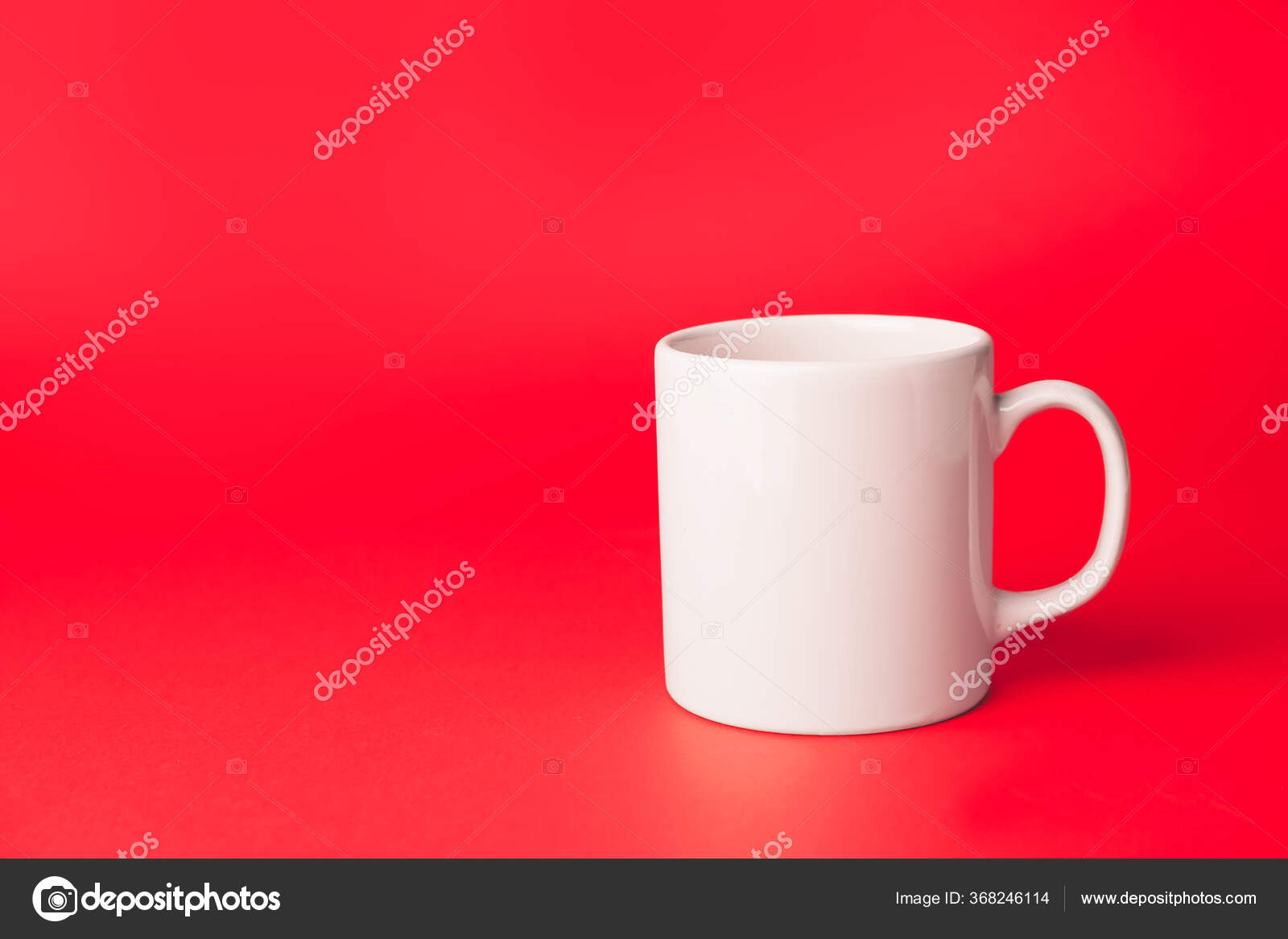 Blank Cup Color Background Stock Photo by ©serezniy 368246114