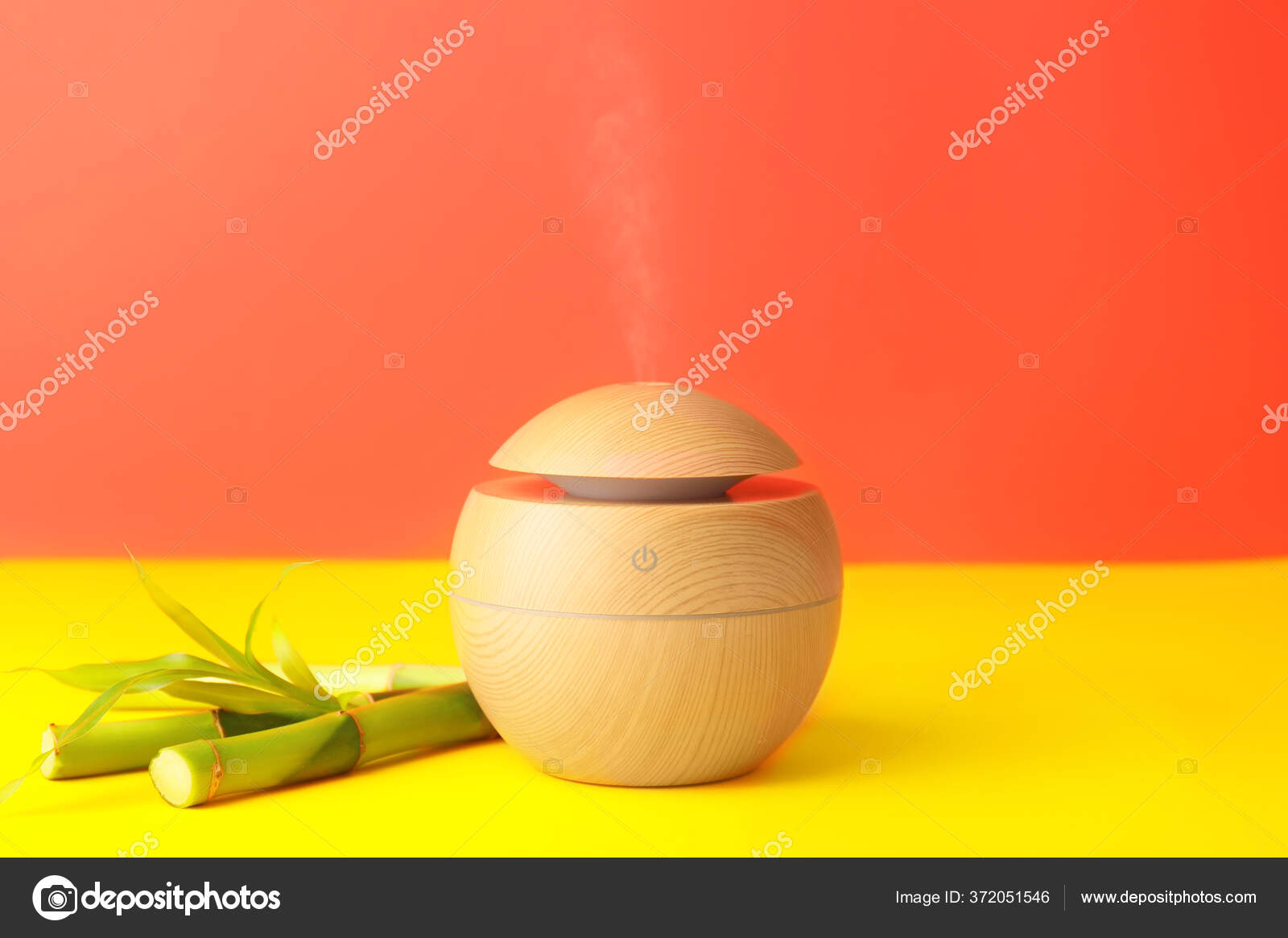 Aroma Oil Diffuser Color Background Stock Photo by ©serezniy 372051546