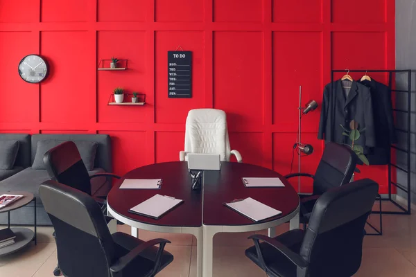 Red office interior Stock Photos, Royalty Free Red office interior ...