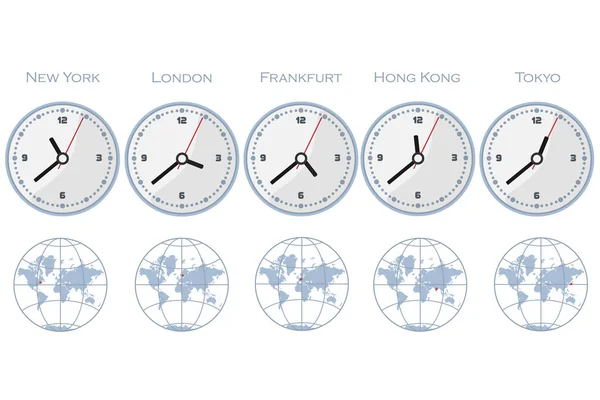 World time zones map Stock Photos, Royalty Free World time zones map ...