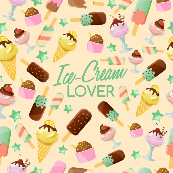 Ice-cream Elements : Vector Illustration Stock Vector Image by ©daraon ...