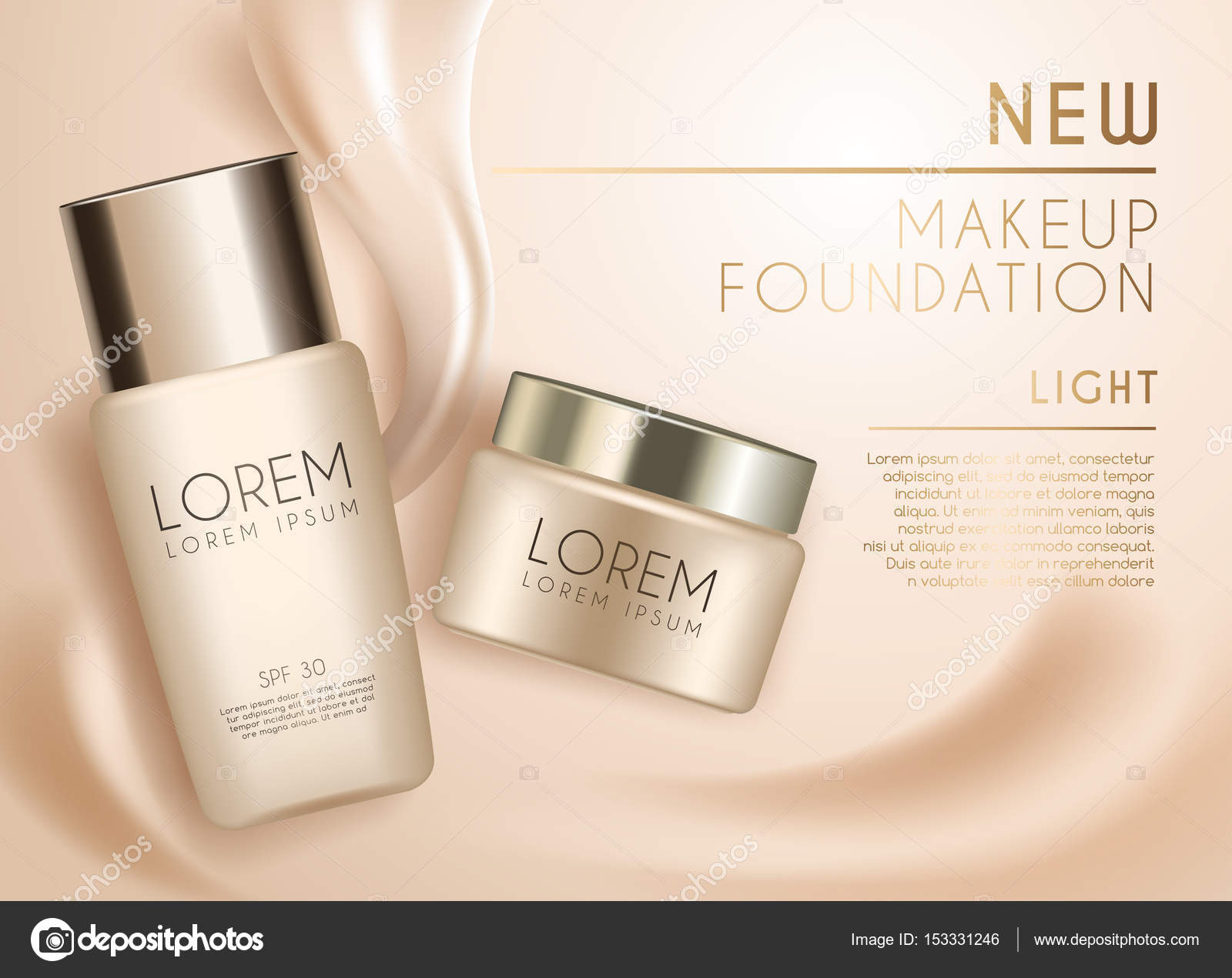 Make Up and Skincare Packaging Template : Vector Illustration Stock ...