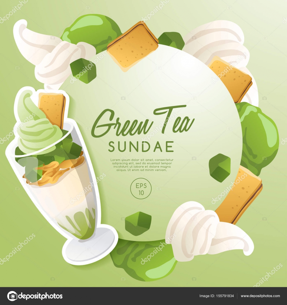 Ice Cream Sundae : Vector Illustration Stock Vector by ©daraon 155791834