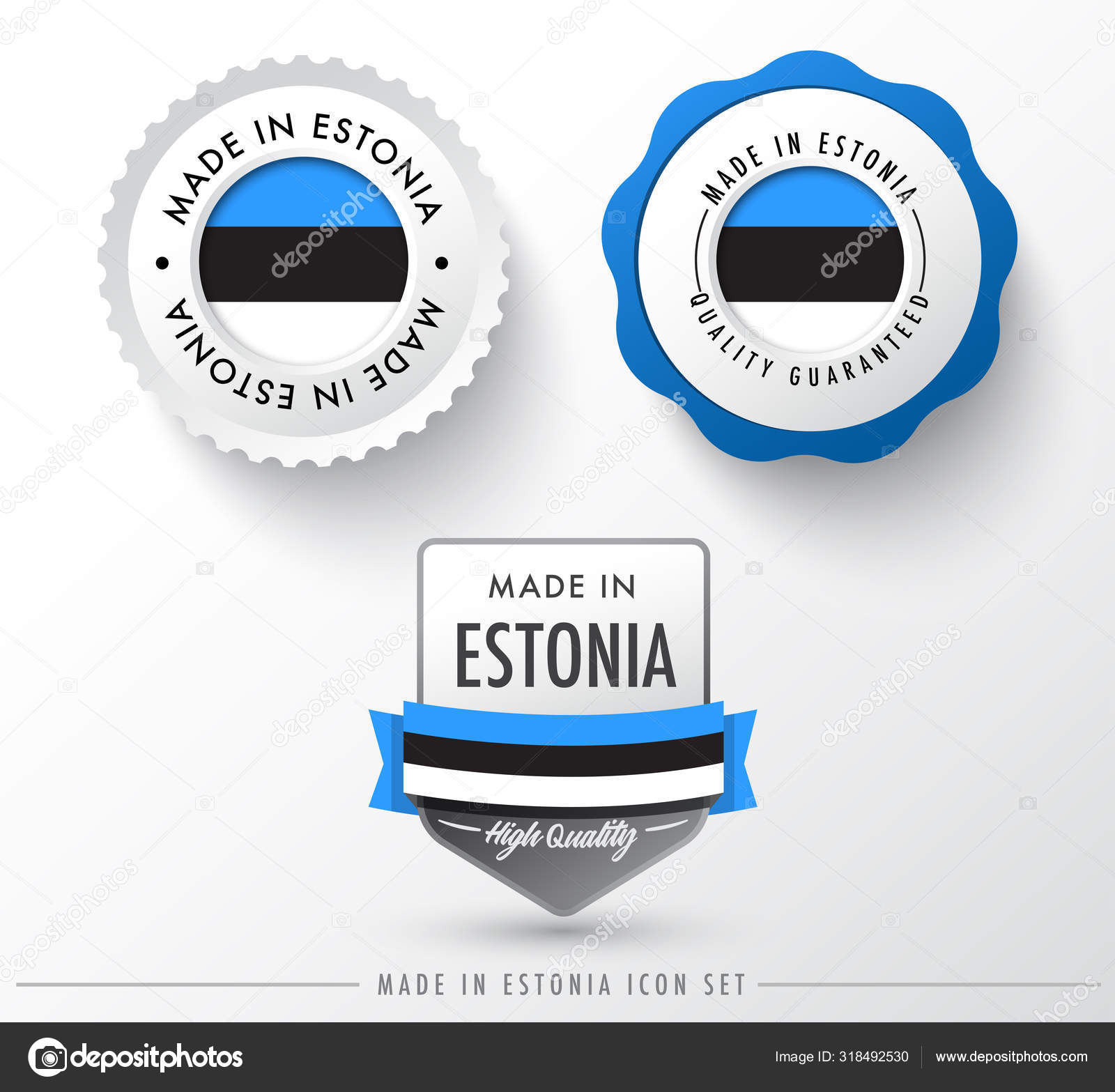 National Flag Icon Set Isolated White Background Infographics Banner ...