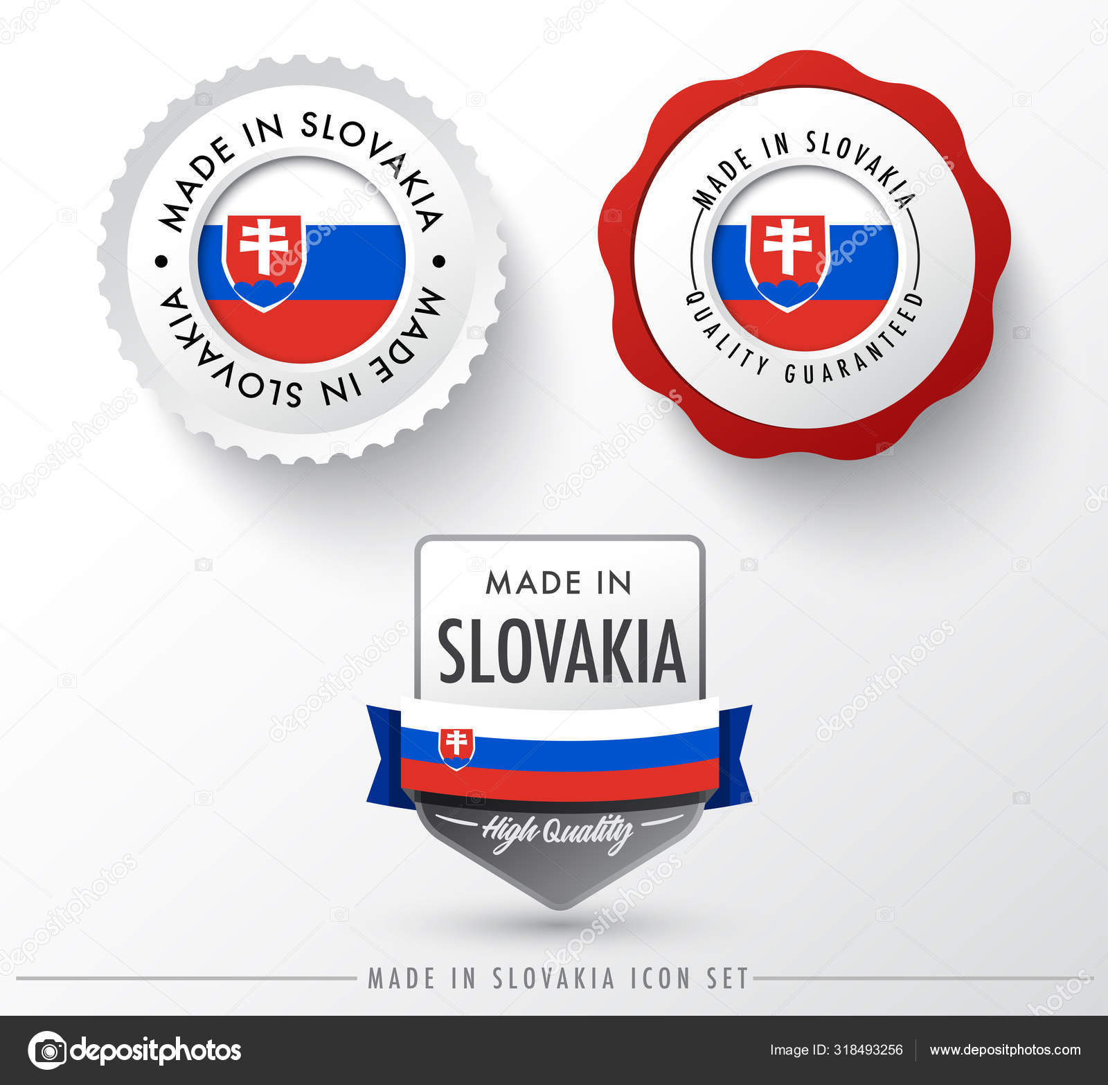 National Flag Icon Set Isolated White Background Infographics Banner ...