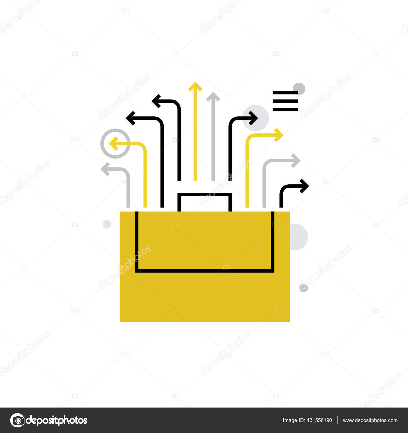 Career Paths Monoflat Icon Stock Vector Image by ©bloomua #131556190