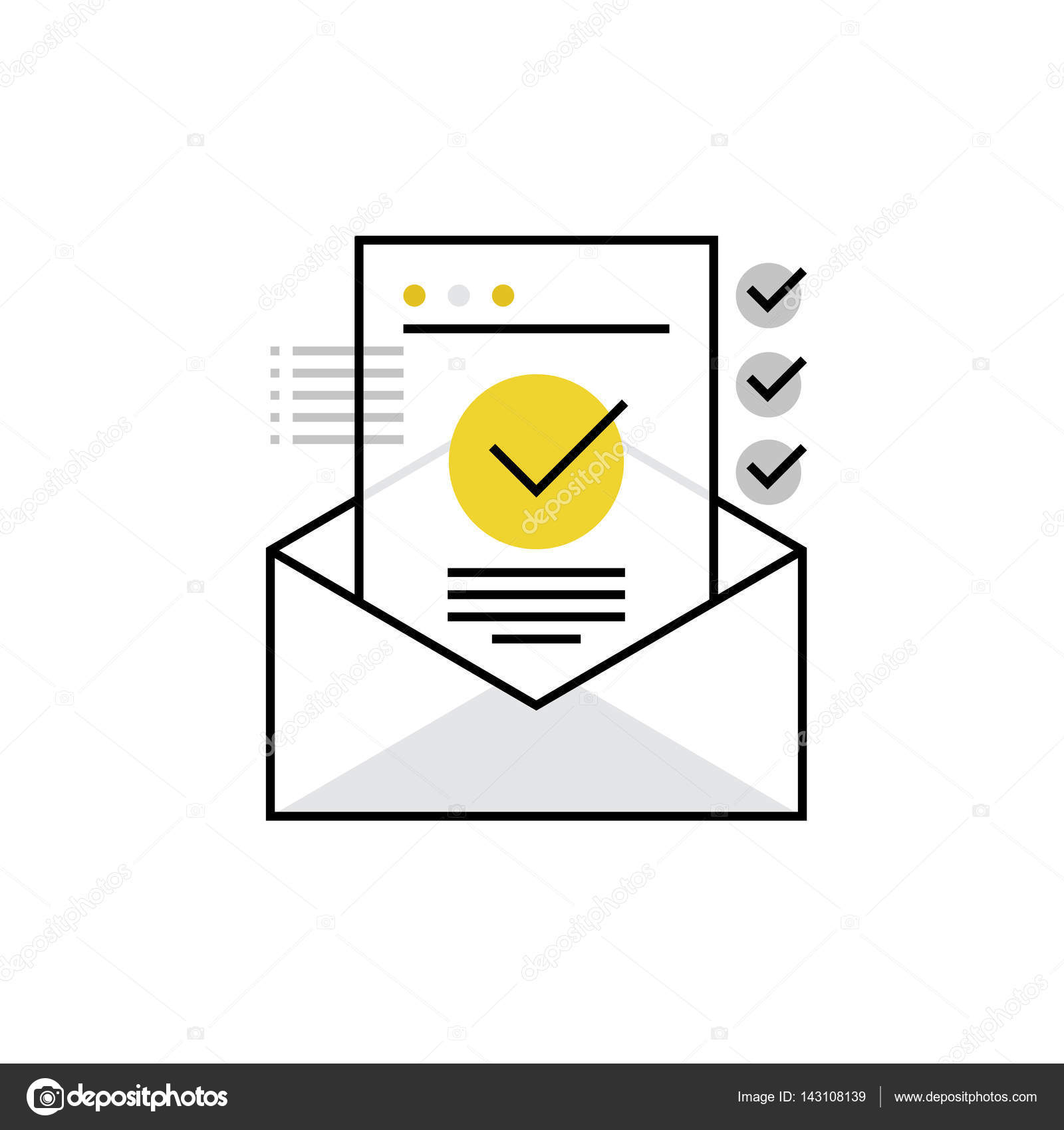 Confirmation Icon Vector