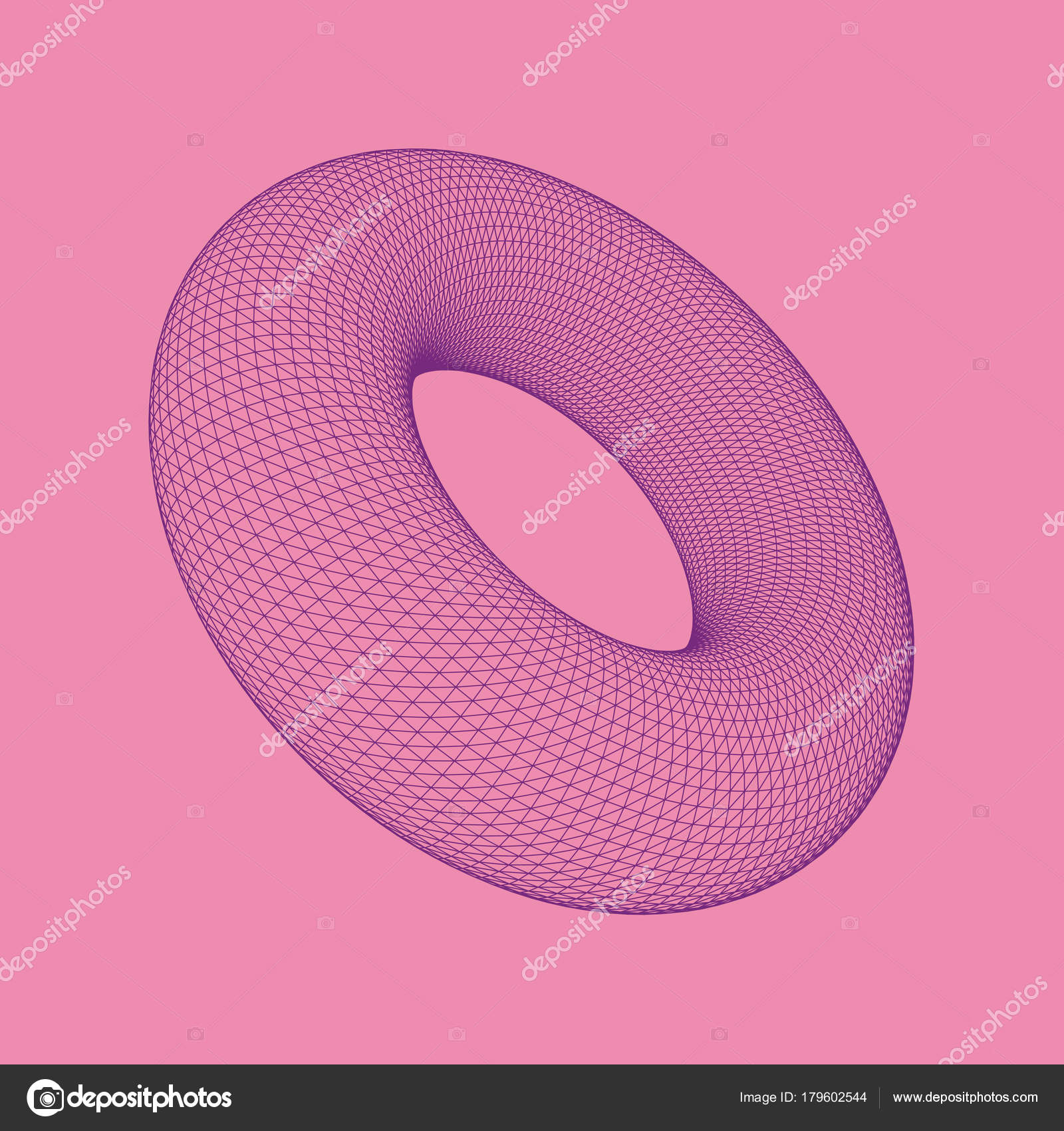Torus Vector Illustration Stock Vector Image by ©bloomua #179602544