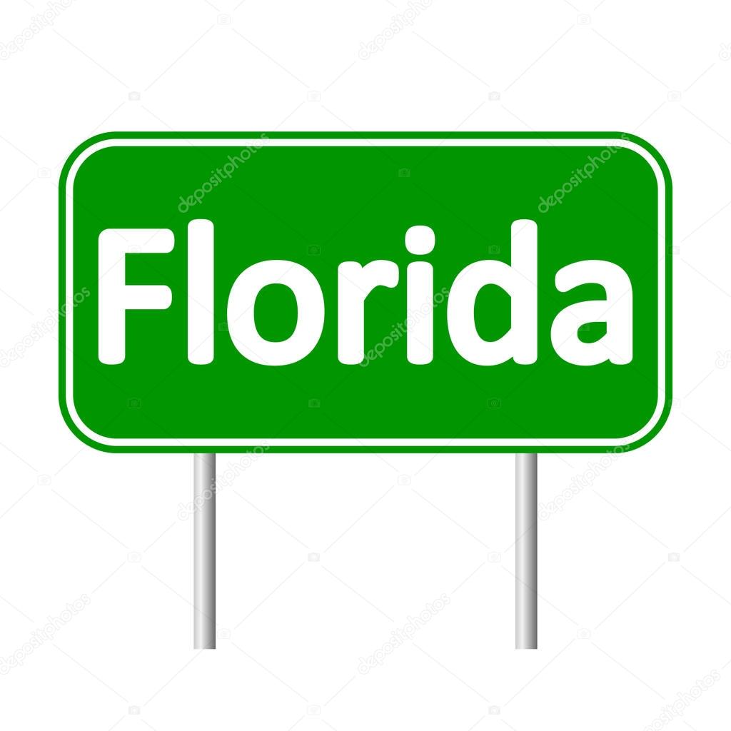 Florida green road sign Stock Vector Image by ©konstsem #129014084
