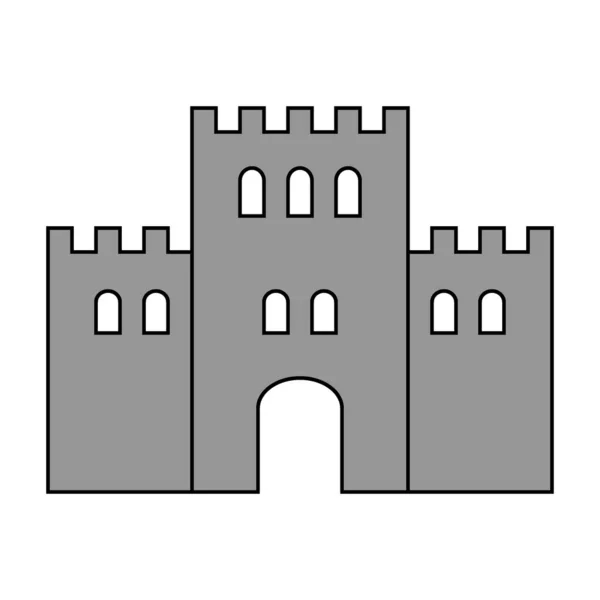 Grey castle icon Stock Vector Image by ©4zeva #102678246