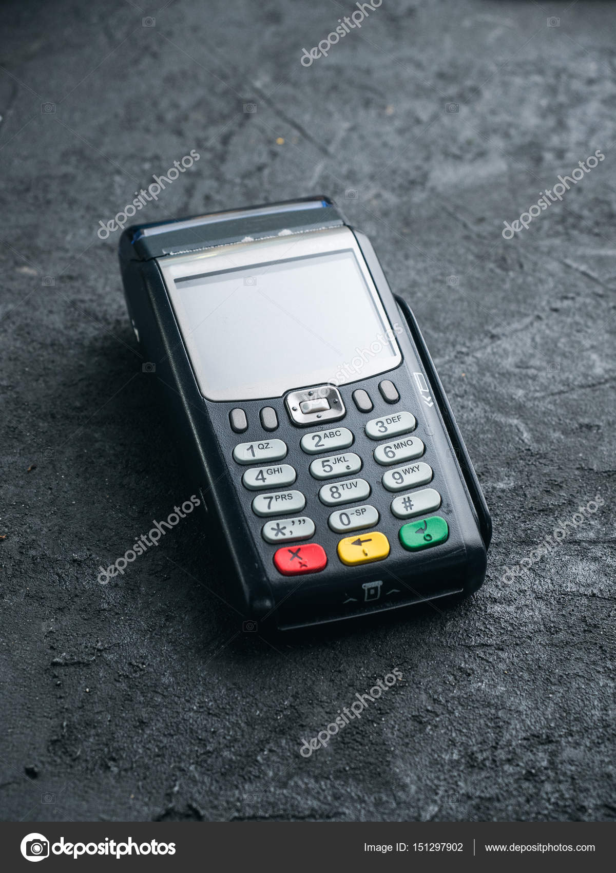 Modern wireless Payment terminal Stock Photo by ©SVMelnikoff 151297902