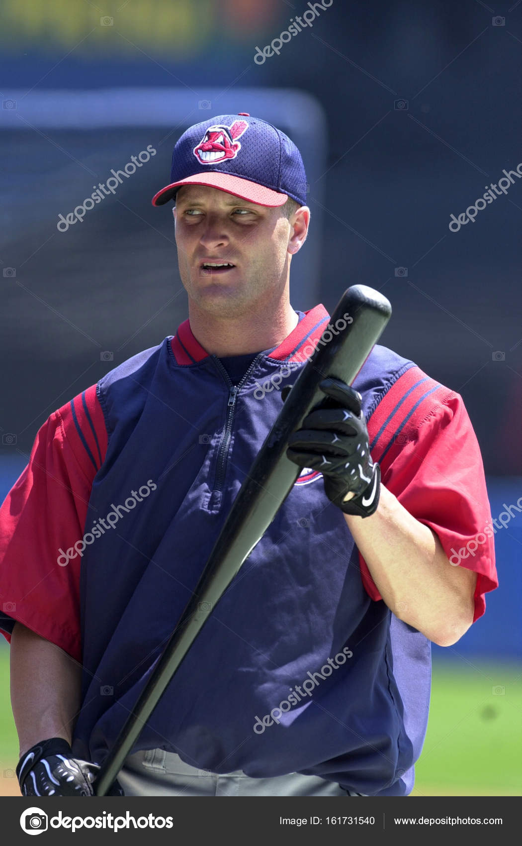 Jim Thome, first baseman for the Cleveland Indians — Stock Editorial ...