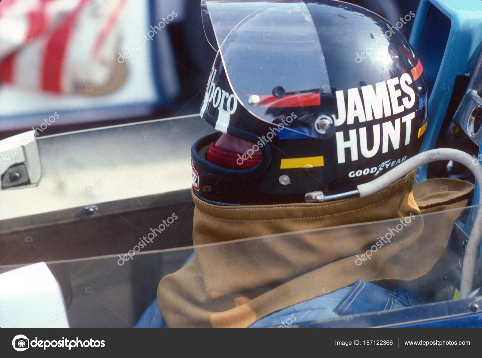 James Hunt Formula One Race His Car — Stock Editorial Photo ...