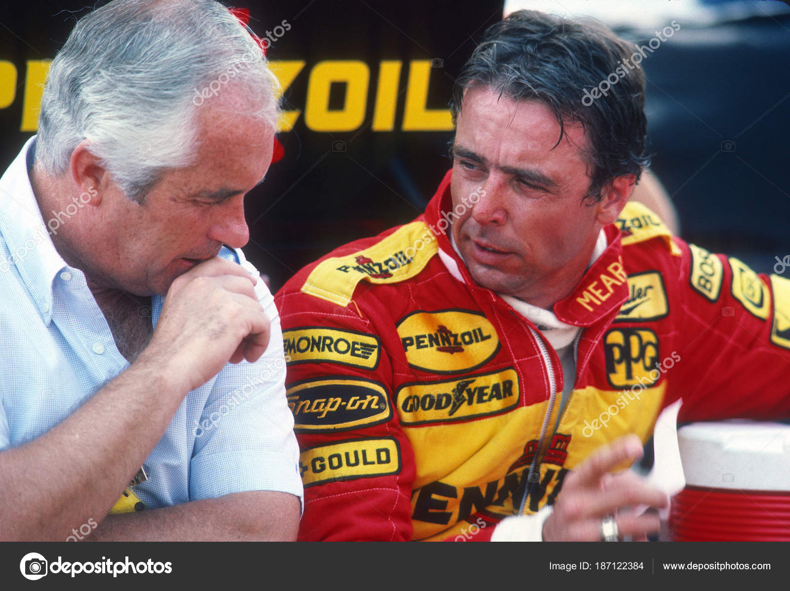 Roger Penske Rick Mears Indy Car Driver – Stock Editorial Photo ...