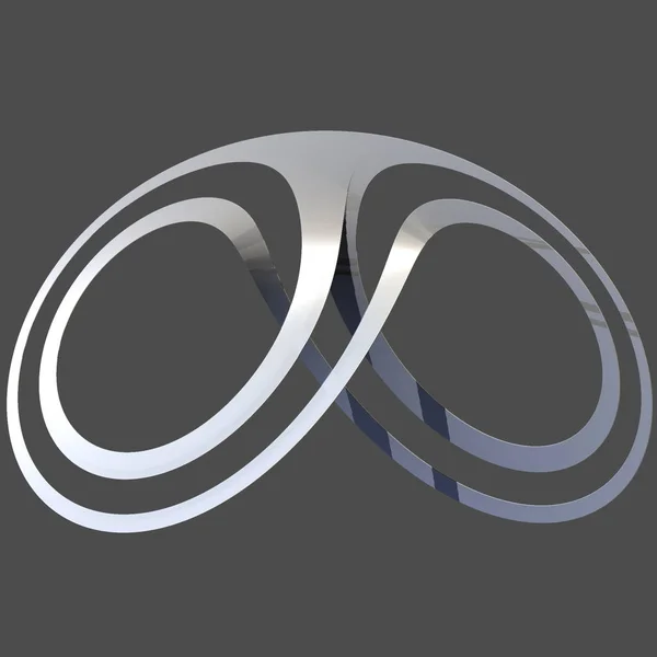 Infinity metal ribbon symbol Stock Photos, Royalty Free Infinity metal ...