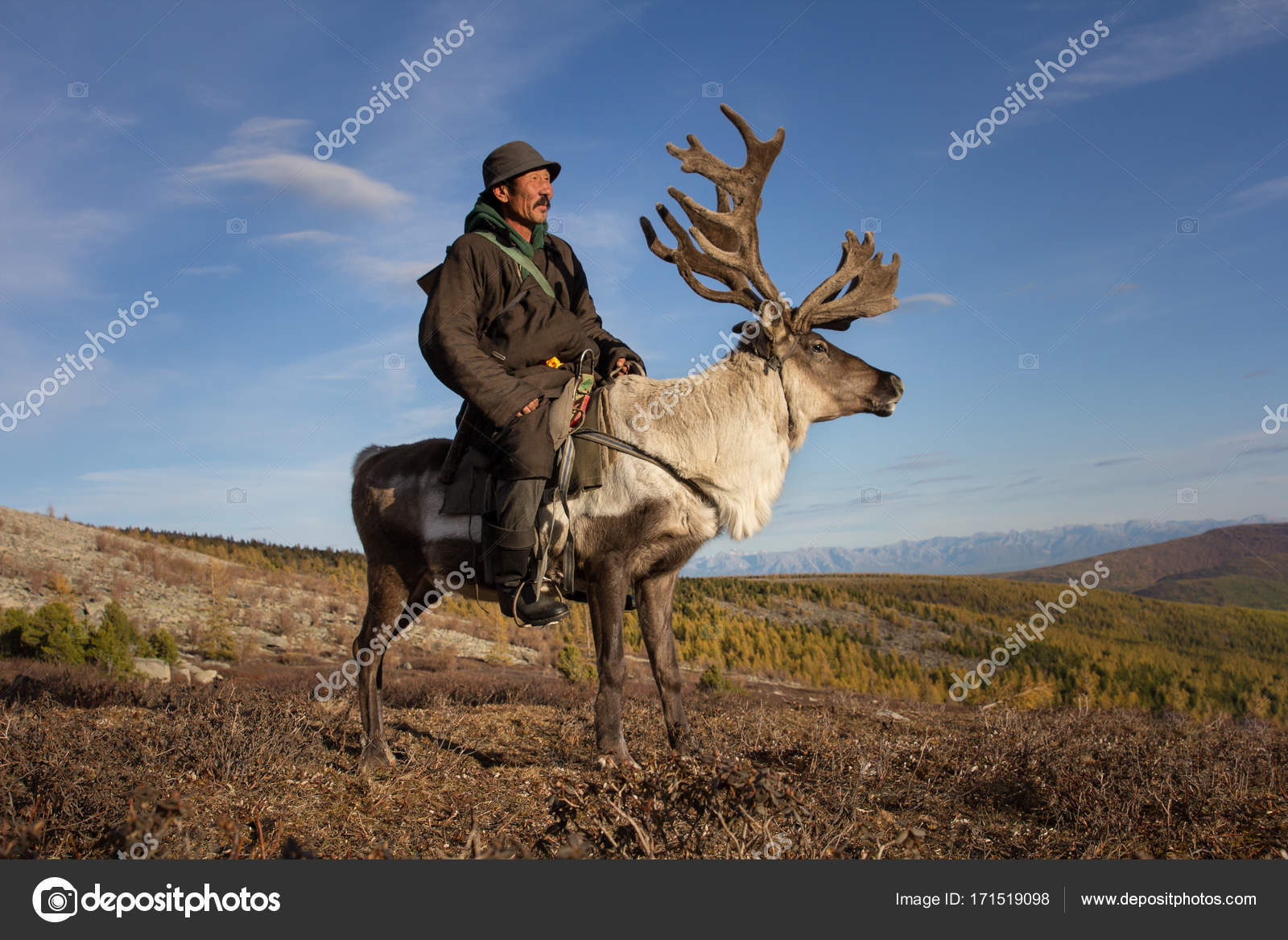 Guy Riding A Deer