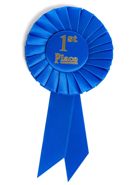 First place blue ribbon on white Stock Photo by ©miflippo 25494835