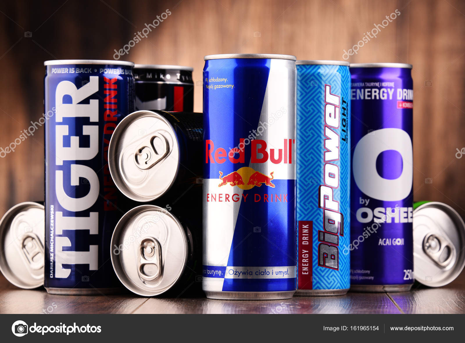 Cans of assorted global energy drink products – Stock Editorial Photo ...