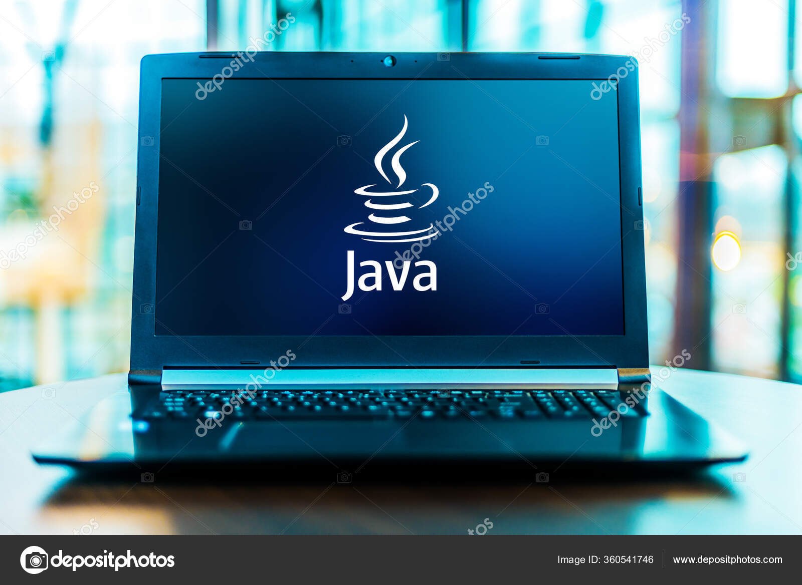 Poznan Pol Mar 2020 Laptop Computer Displaying Logo Java General ...