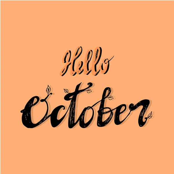 ᐈ Hello october stock images, Royalty Free hello october vectors ...