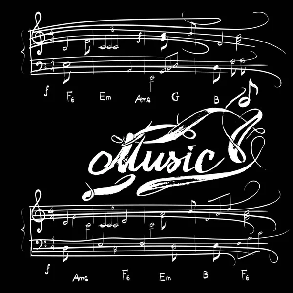 Music Notes Texture Vector Stock Vector Image by ©tanshy #241386694