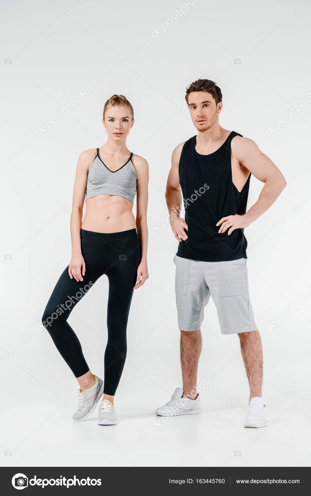 Young fit couple — Stock Photo © DimaGavrish #163445760