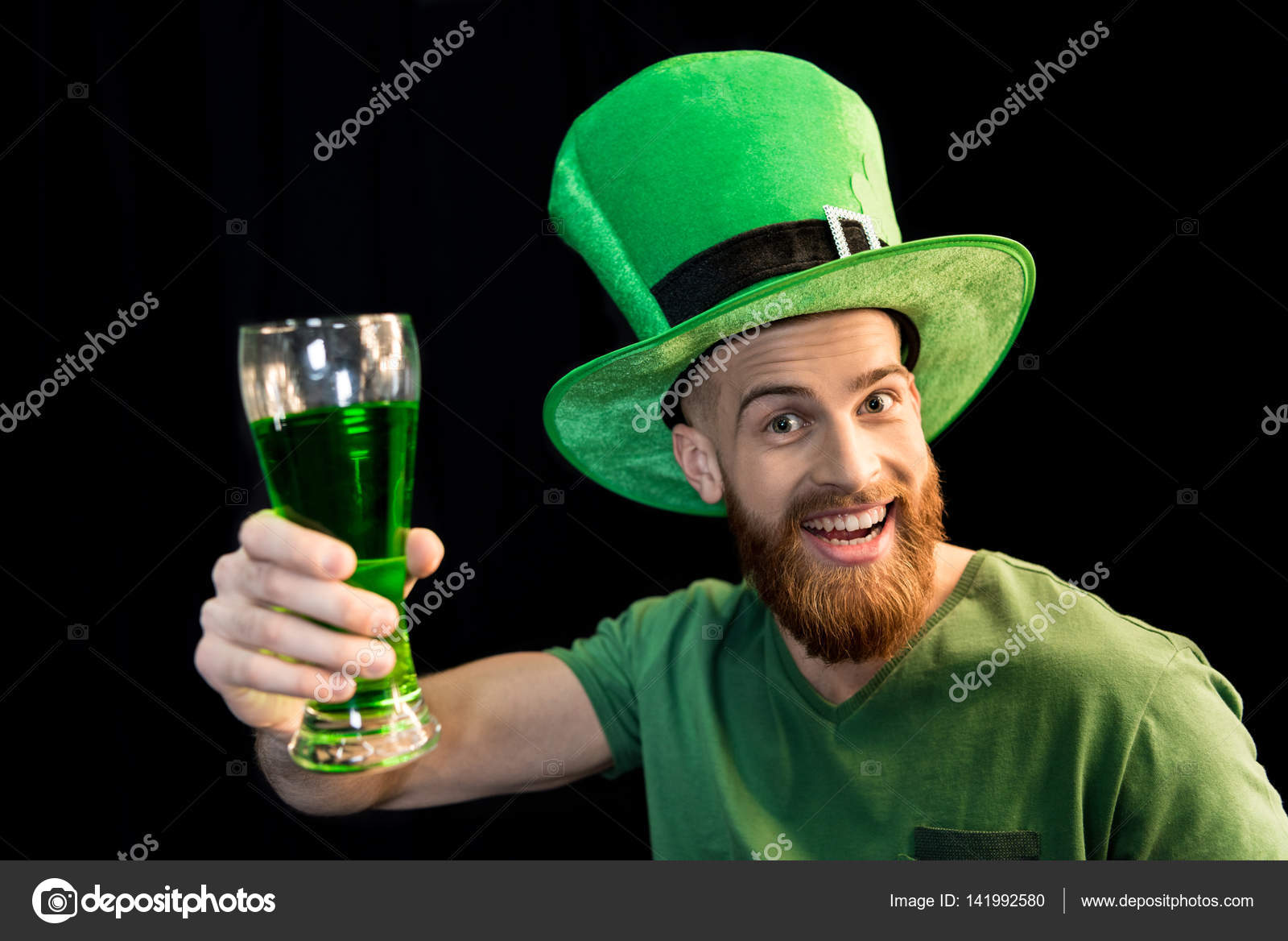 Man celebrating St.Patrick's day — Stock Photo © TarasMalyarevich ...