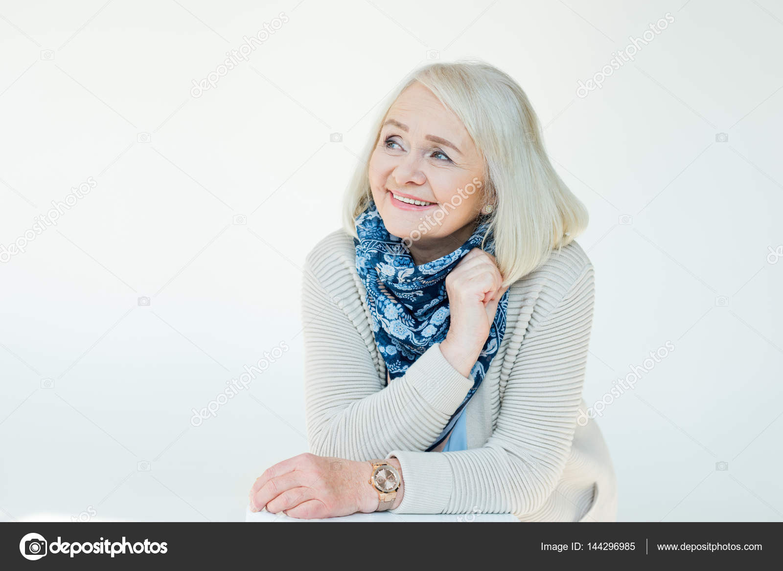 Smiling senior woman Stock Photo by ©TarasMalyarevich 144296985 Smiling senior woman Stock Photo by ©TarasMalyarevich 144296985