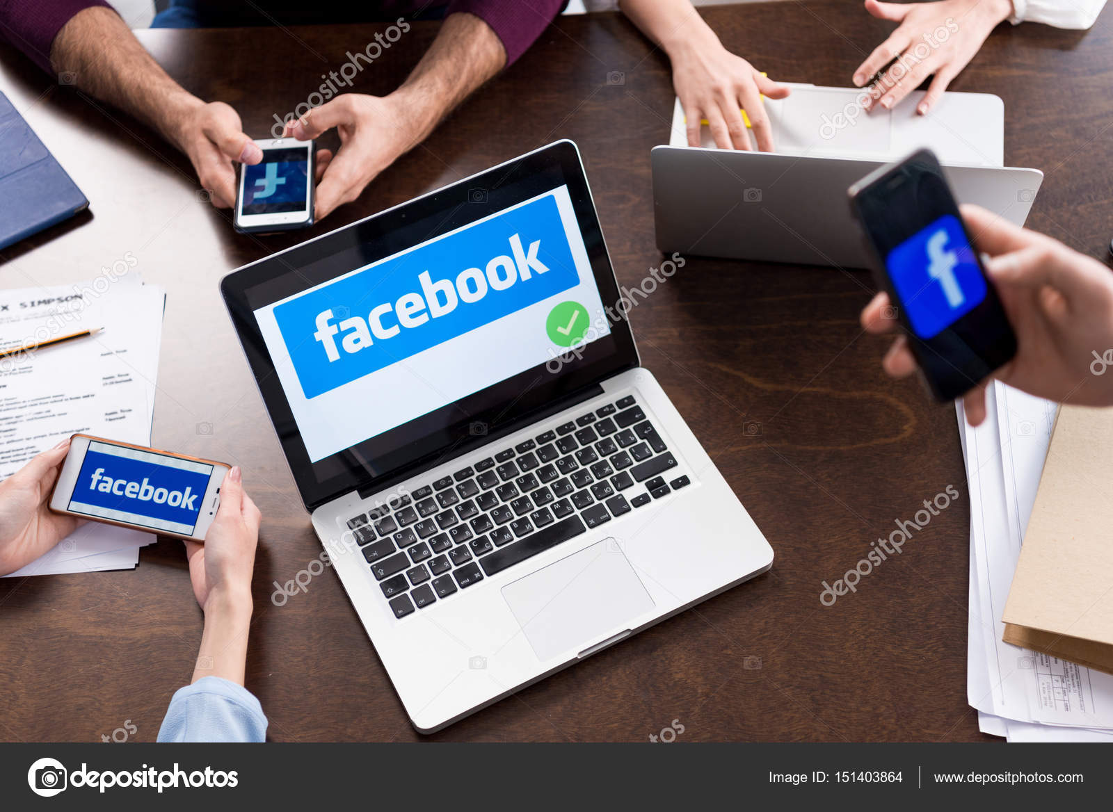 Businesspeople using devices – Stock Editorial Photo © TarasMalyarevich ...