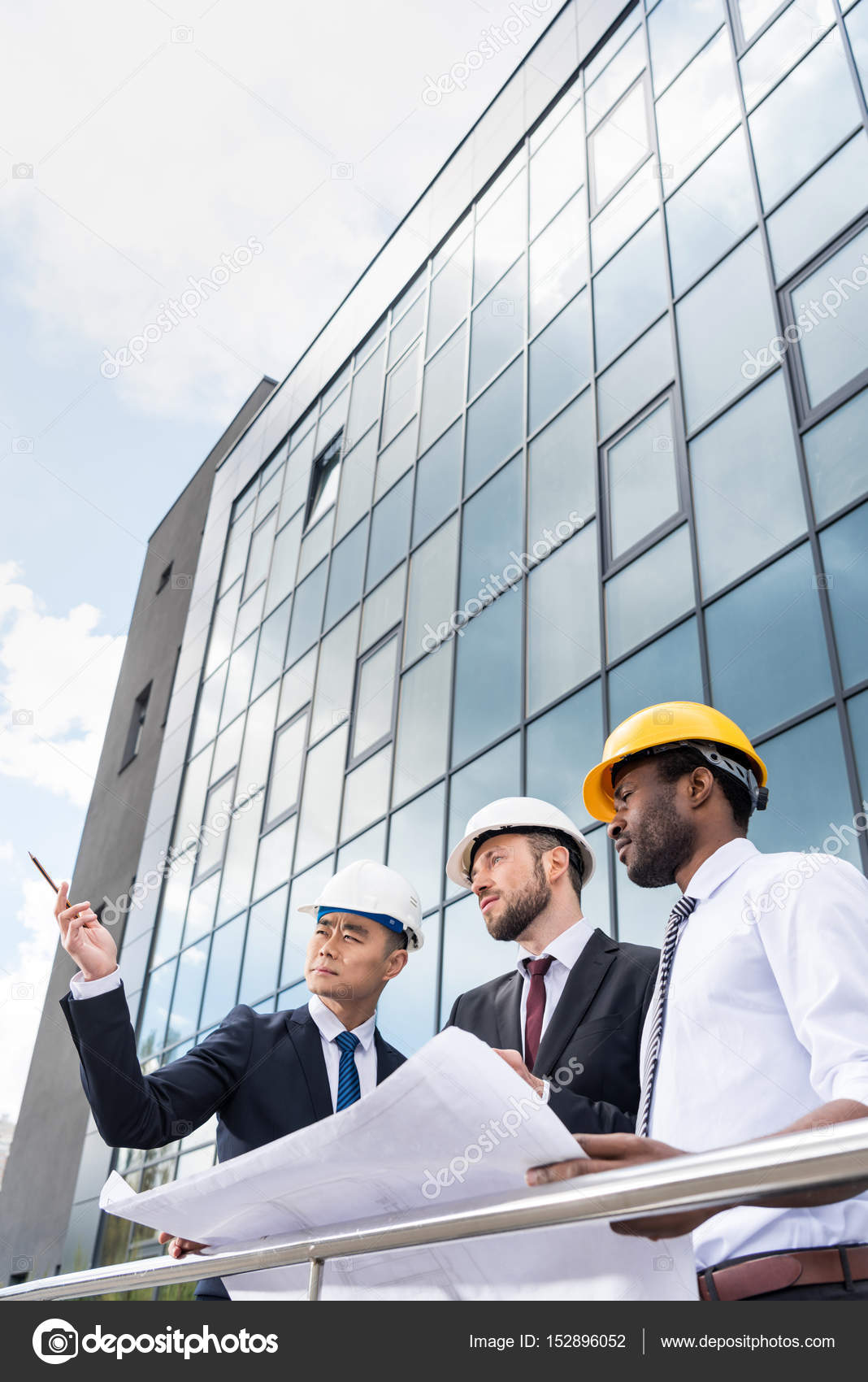 Professional architects working — Stock Photo © TarasMalyarevich #152896052